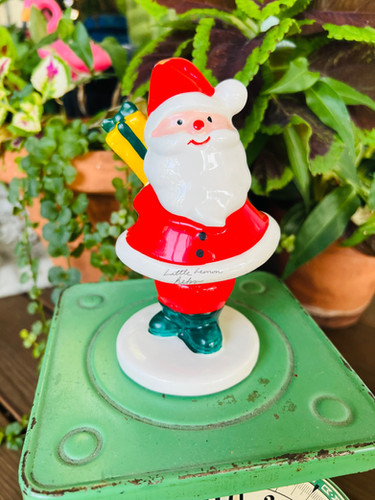 Norcrest bobble Santa with original box | Little Lemon Retro