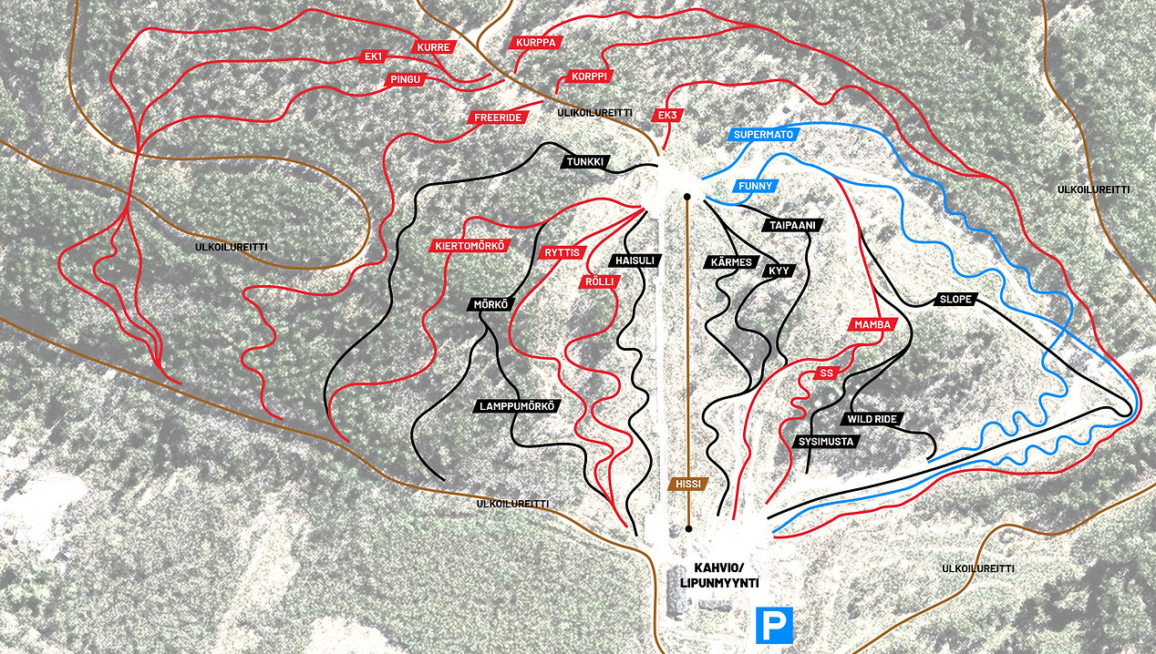Reitit | Tornari Bikepark