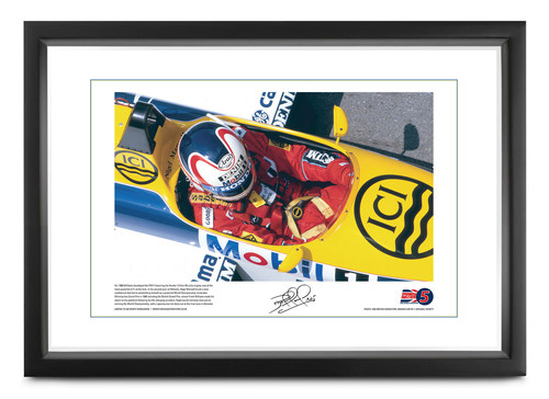Nigel Mansell signed Mansell FW11 lithograph | The Signature Store
