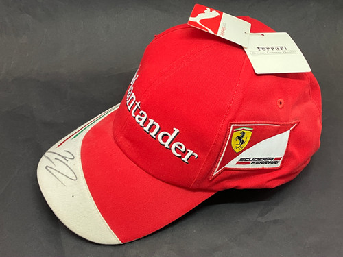 Kimi Räikkönen signed Ferrari cap | The Signature Store