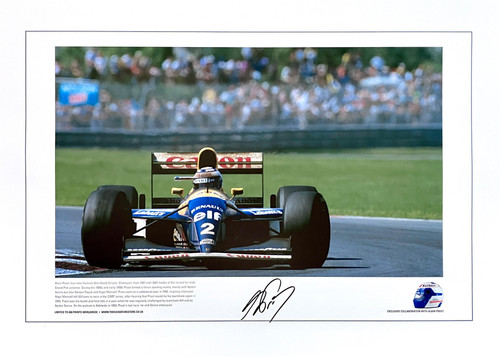 Alain Prost signed Williams FW15C, lithographic print | The Signature Store