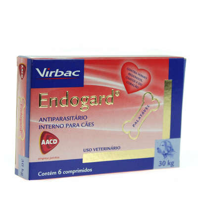 Endogard 30kg 6 Comprimidos - Virbac | coyotepetshop