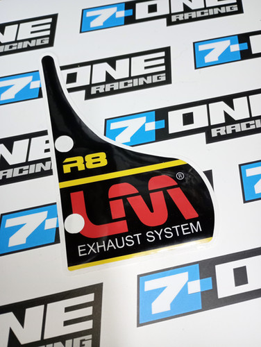 LM EXHAUST R8 - REPLACEMENT STICKER | 7-ONE Racing