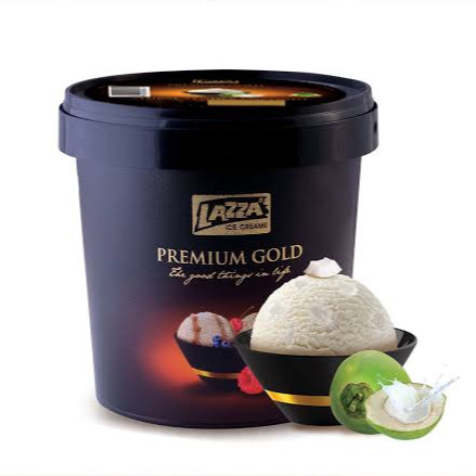 Lazza Ice Cream Natural Tender Coconut - 1 L | Lak Pulse