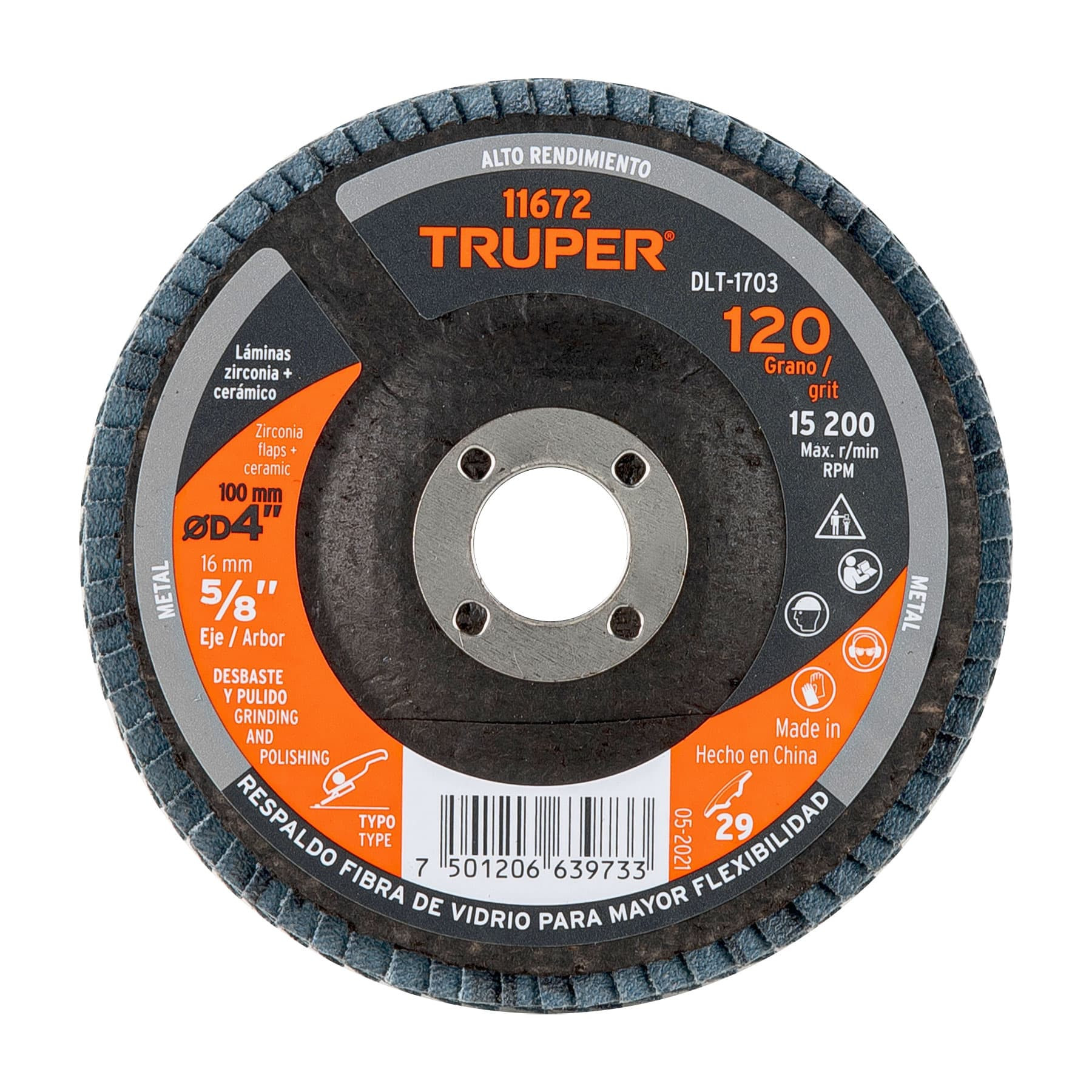 disco-4-1-2-laminado-grano-120-centro-5-8-truper