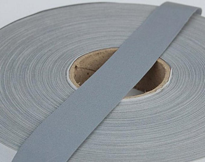 Silver Retro Reflective tape 5cm wide | ReflectiveFabrics