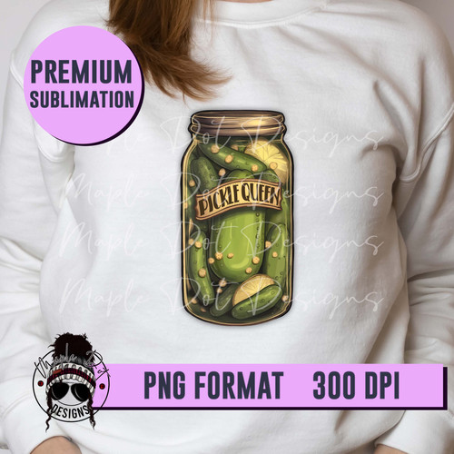 Pickle Queen Decal | Downloadable File | Maple Dot Designs