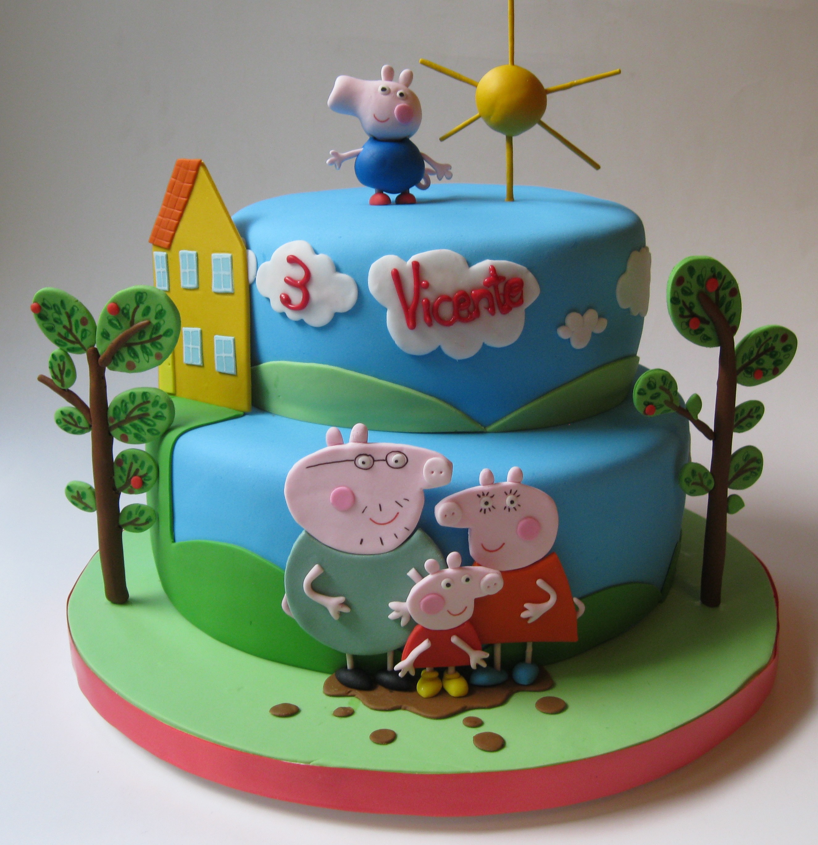 www.entretetortas.cl Tortas Decoradas en Fondant