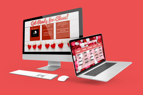 Valentine's Day Editable Templates | Kinda Sorta Teacher