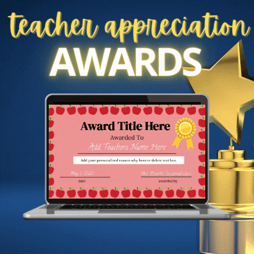 Teacher Appreciation Awards | Kinda Sorta Teacher
