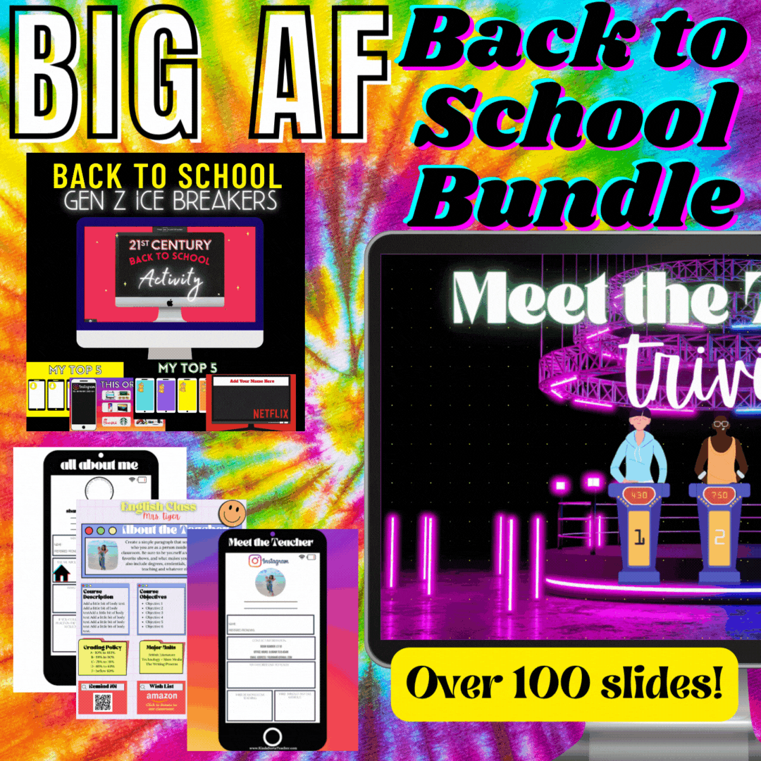 🤯Big AF Back to School Bundle | Kinda Sorta Teacher