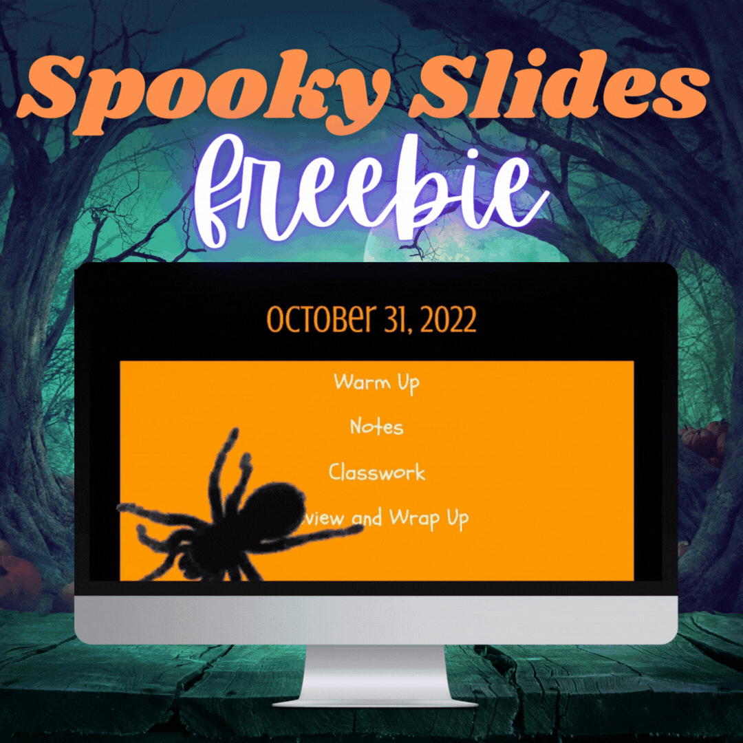Spooky Slides Freebie | Kinda Sorta Teacher