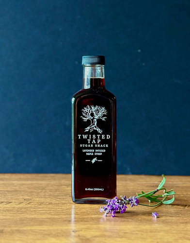 Lavender Infused Pure Maple Syrup-8.45oz | Twisted Tap Sugar S