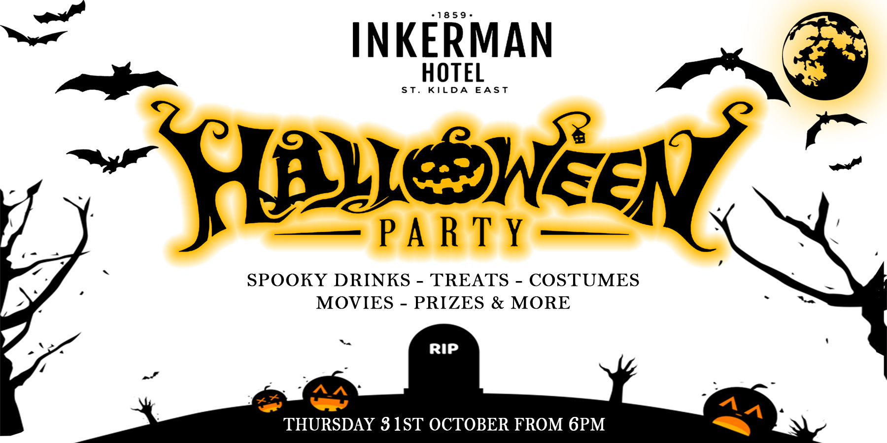 Halloween Party 2024 | Inkerman Hotel