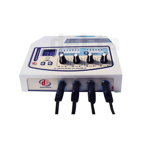 4 Channel TENS Machine with Sticky Pads | Delta Technologies