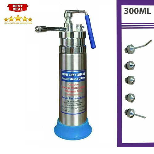 Premium Cryo Can for Dermatology | 300 ML Mini Cryo tank 5 Probes ...