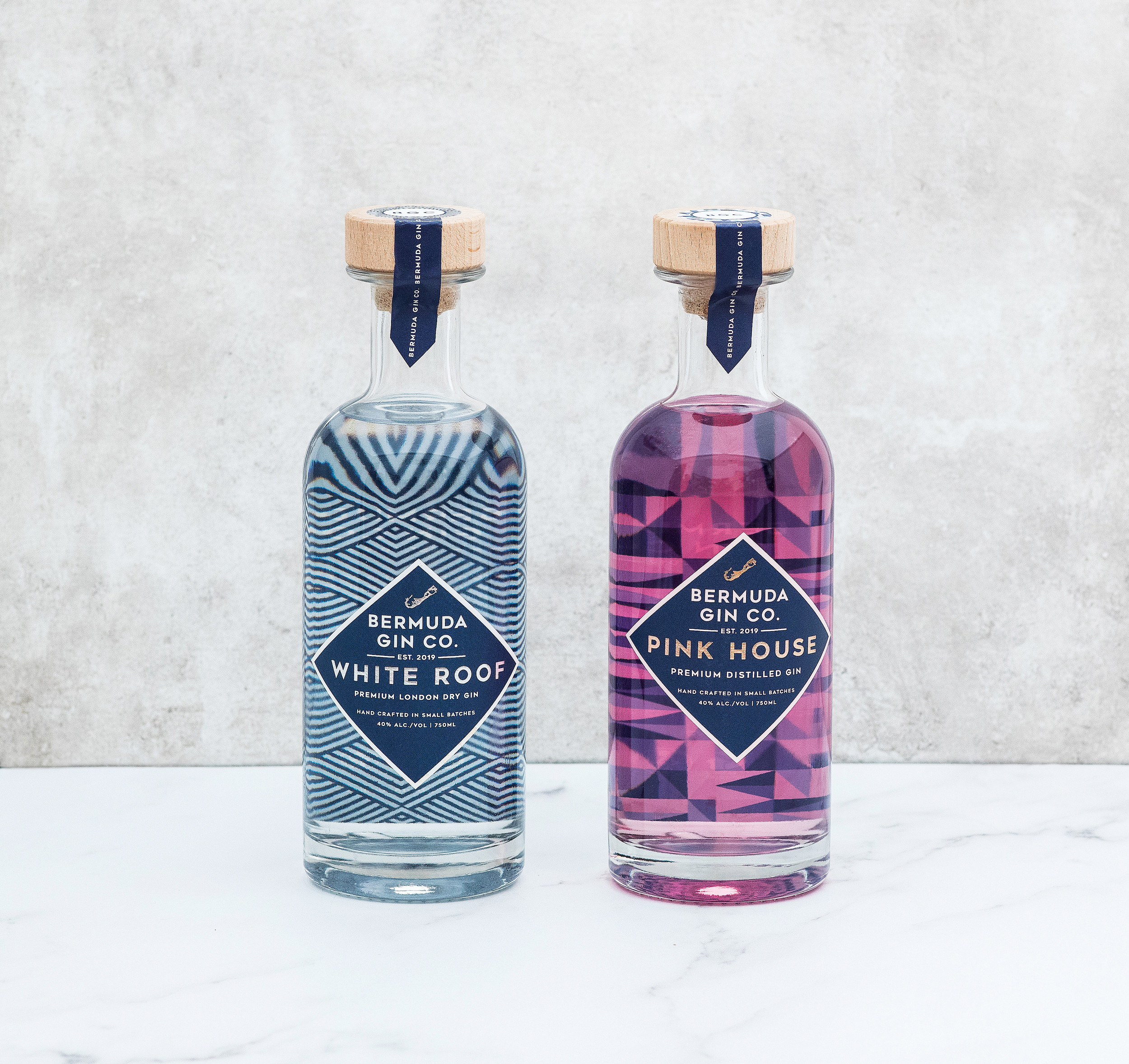 Bermuda Gin Co. | Pink House & White Roof Gin