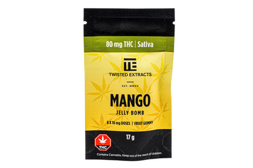 Mango | Jelly Bomb | THC 80mg | Canna Queens