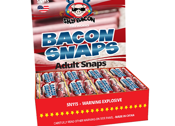 Bacon Snaps Adult Snaps | IKAG Fireworks Inc