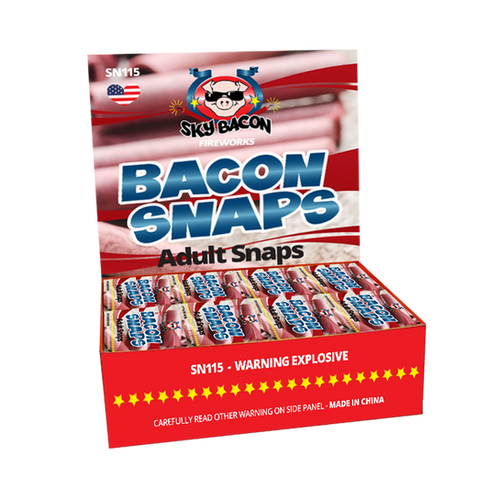 Bacon Snaps Adult Snaps | IKAG Fireworks Inc