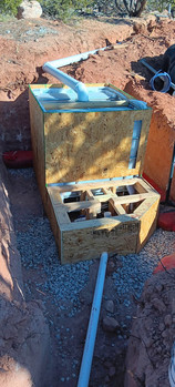 worm composting septic system