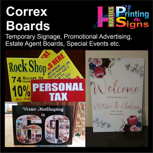 Correx Printing – Boards and Signs | Harties Print & Sign