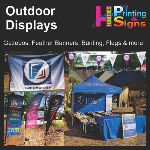 Outdoor Displays | Harties Print & Sign