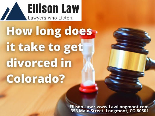 How long does it take to get divorced in Colorado?