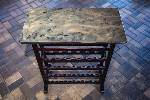 Epoxy Marble Wine Rack | TJLJones Handcrafted