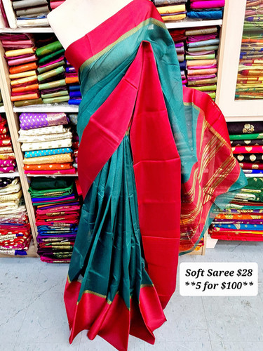 Plain Simple Saree | Riga Silks
