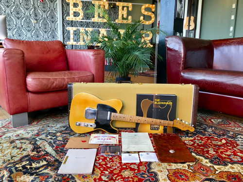 SOLD! - 2017 Nacho Banos Nachocaster 1950 Blackguard Broadcaster + Book ...