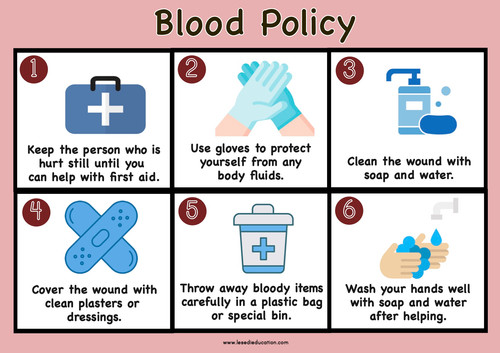 Blood Policy Poster | Lesedi Education