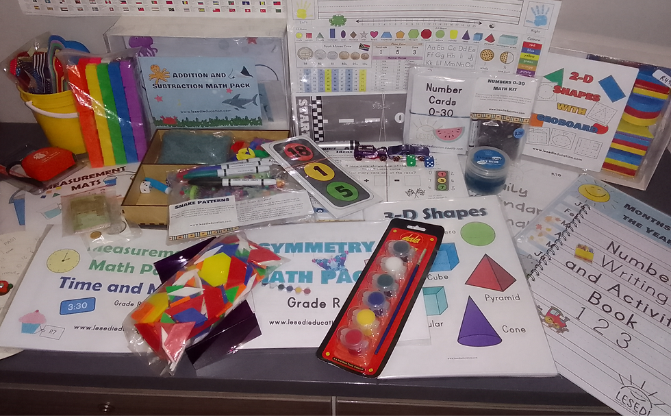 Grade R Math Complete Bundle | Lesedi Education