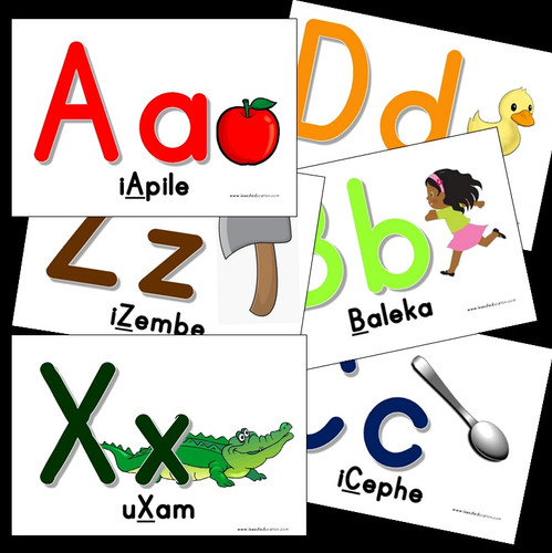 Alphabet Cards: isiXhosa (PDF) | Lesedi Education
