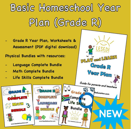Basic Homeschool Year Plan (Grade R) | Lesedi Education