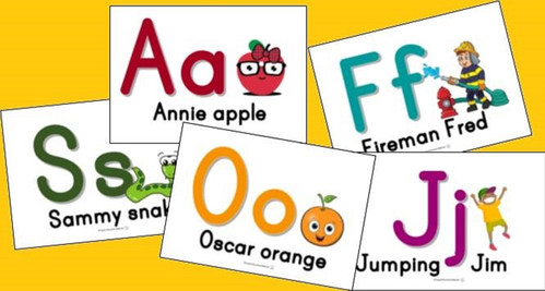 Alphabet Cards: Letterland (English) | Lesedi Education