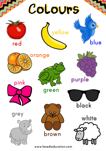 Colours Poster | Lesedi Education