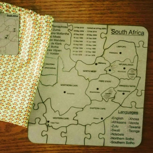Map of South Africa Puzzle | Lesedi Education