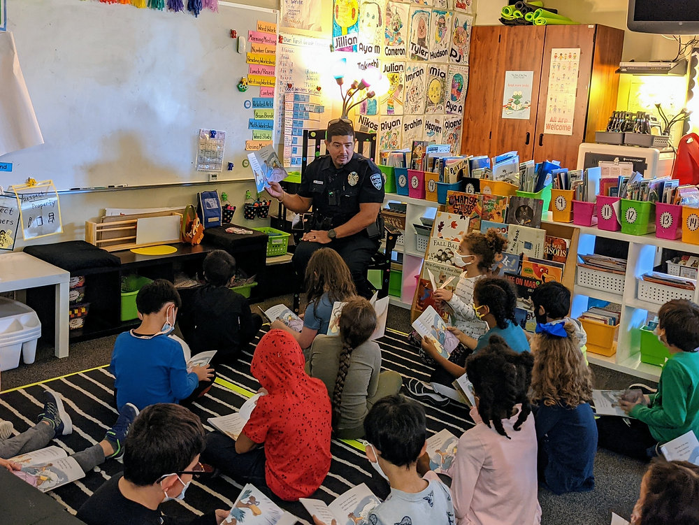 Books & Badges: Daniel Wright Elementary