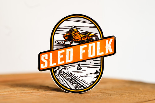 'Sled Folk' Sticker | The Folk