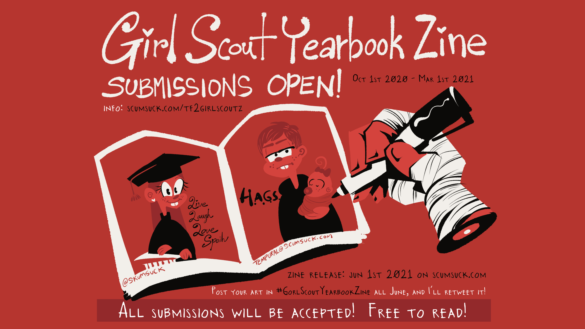 Gorl Scoutz Field Guide Zine | SCUMSUCK ART