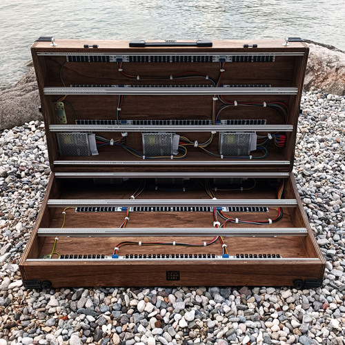 18U 168hp (or less) (2x 9U) Eurorack Case powered, patched resealable ...