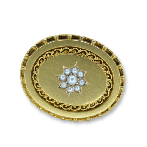 Victorian Locket Back Brooch | A Woodhouse and Son