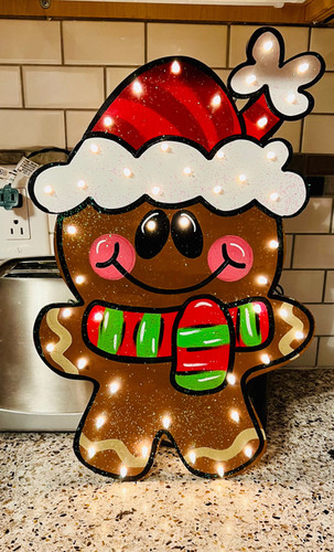 Gingerbread Man Tree Topper | Thatdarnpineapple