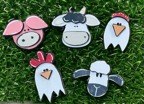Farm Animal Magnets | Thatdarnpineapple