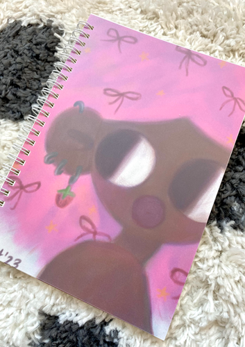 Sweet Pea Spiral Notebook | madacreative
