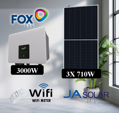 KIT 3X JASOLAR FOX ESS 3300 | technogreen