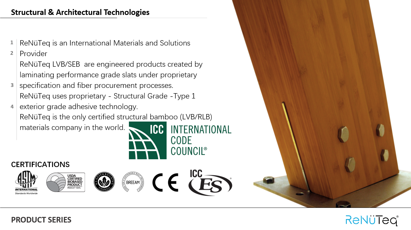 Structural Bamboo Beams & Columns with Robotic Fabrication.