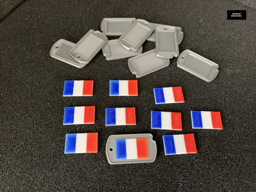 French Objective Flags | Premium Miniatures