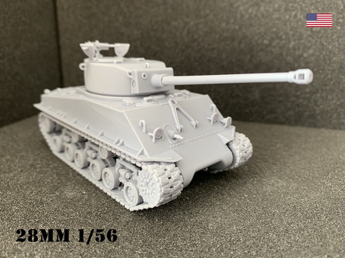 US Tank Sherman M4A3 E8 ''Fury'' 76mm | Premium Miniatures